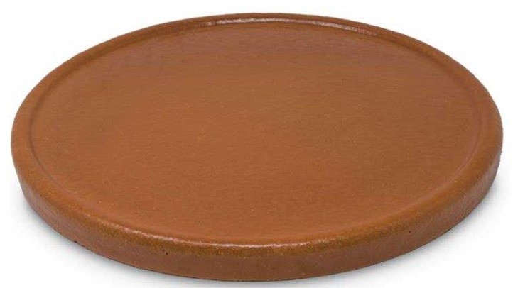 Platos planos Redondos de Barro Refractario – Alecook